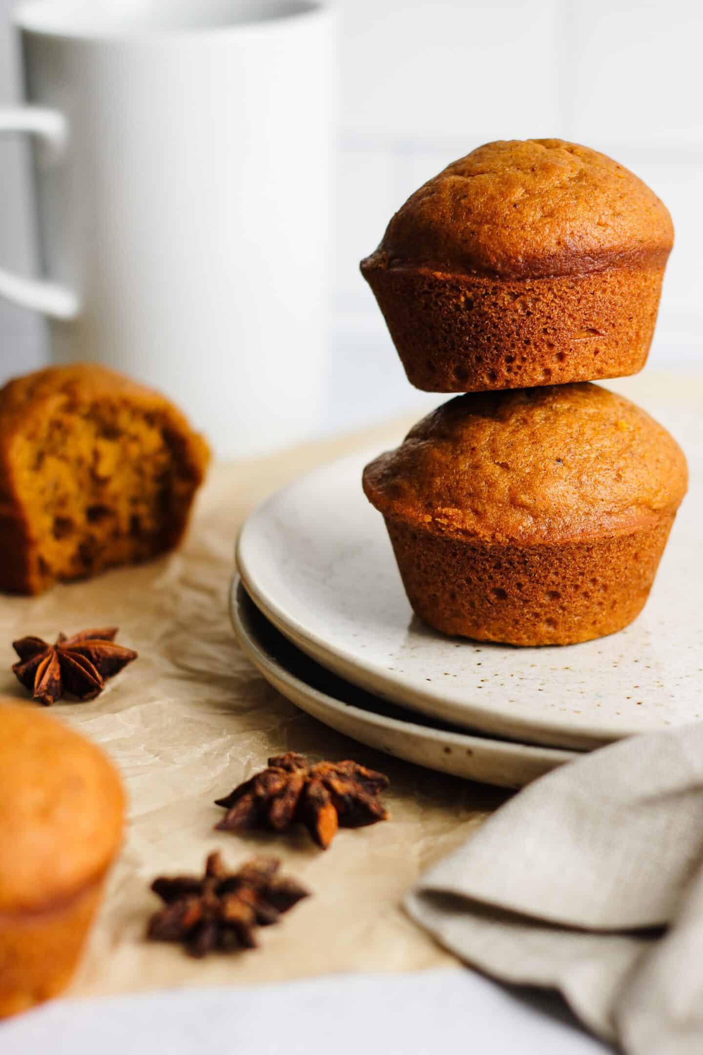 Healthier Dairy-Free Pumpkin Muffins - Milk Free Mom