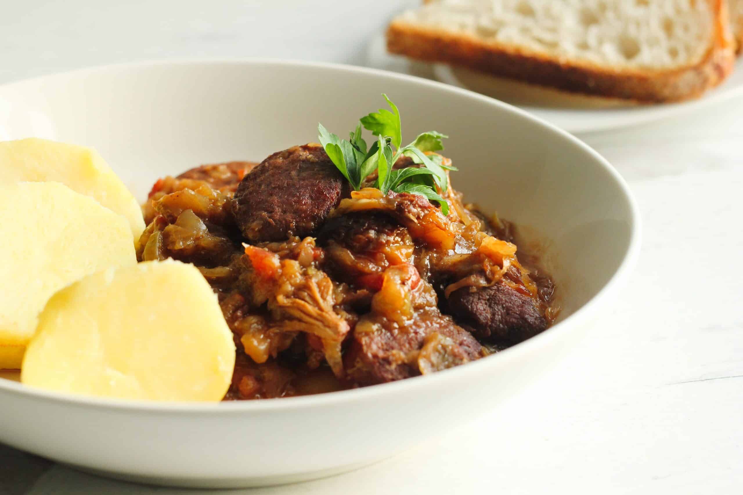 Bigos - Polish Hunter's Stew - Milk Free Mom