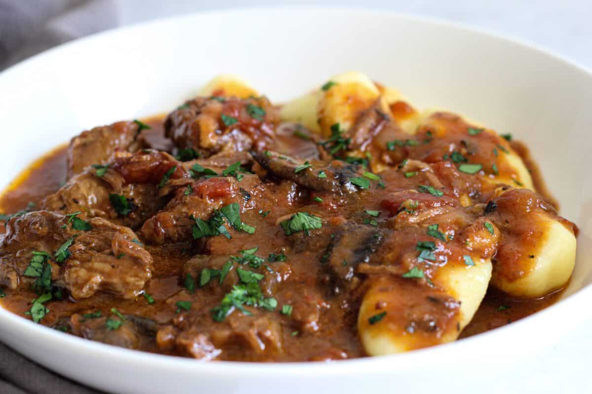 Slow Cooker Beef Stew, Polish Style - Milk Free Mom