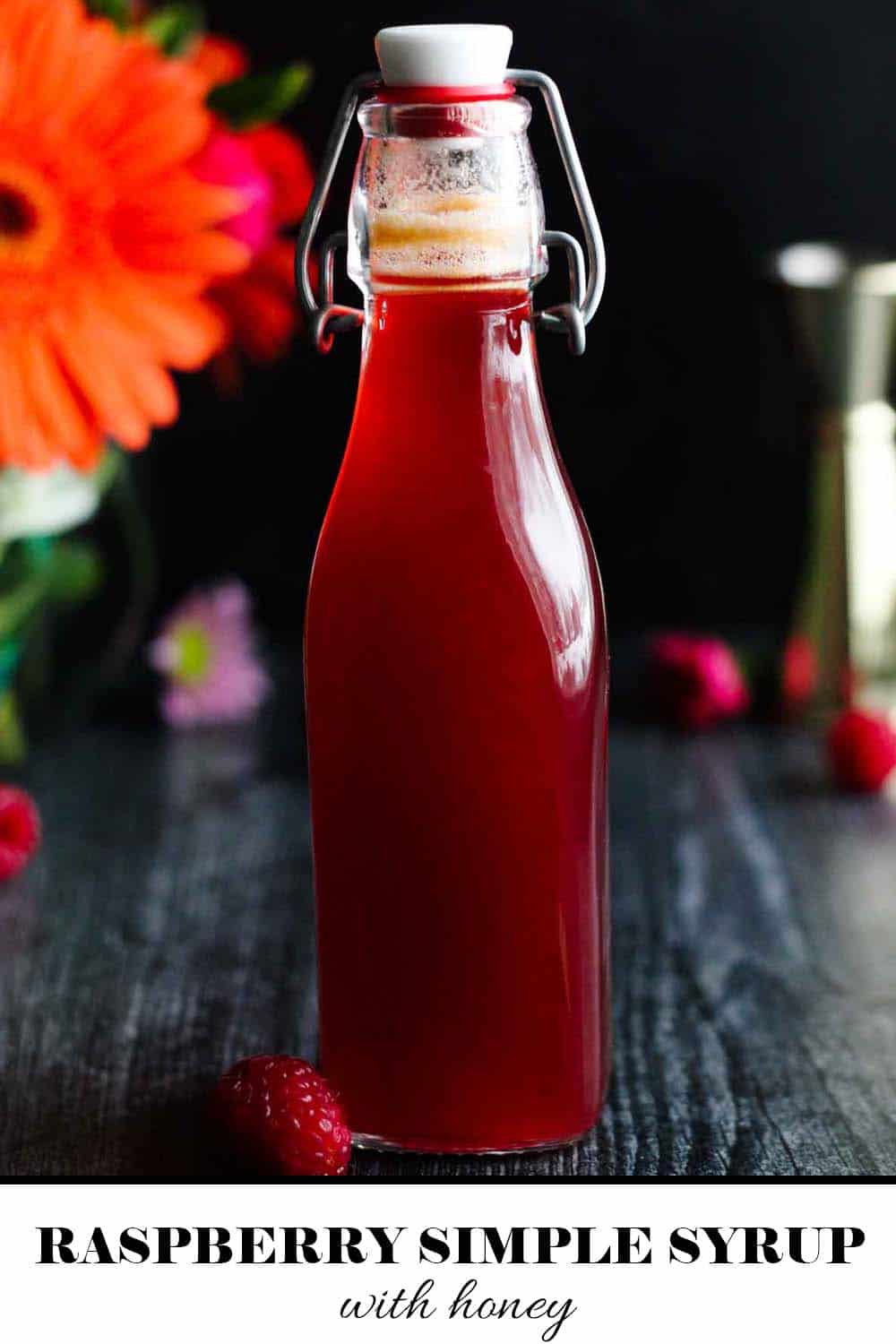 Honey Raspberry Simple Syrup - Milk Free Mom