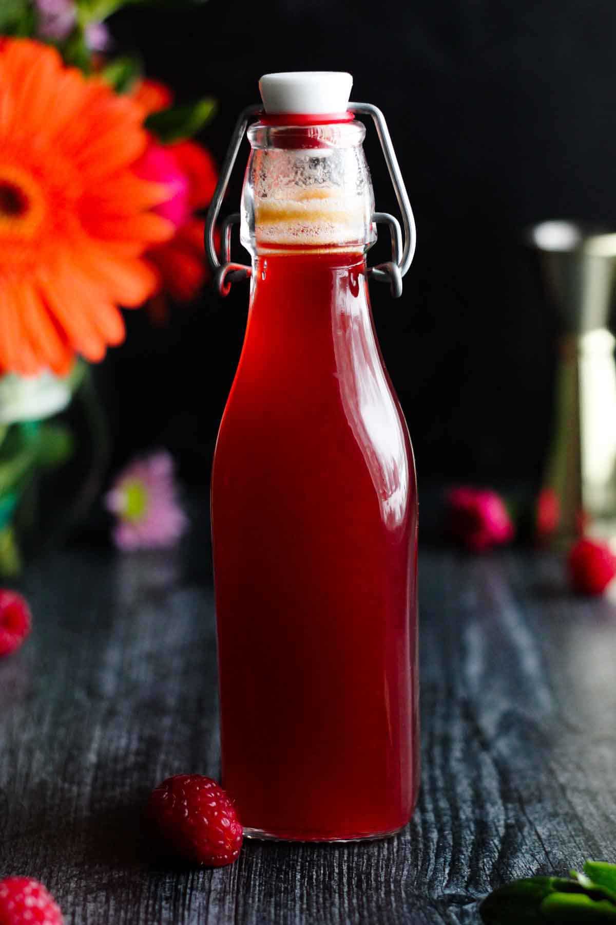Honey Raspberry Simple Syrup - Milk Free Mom