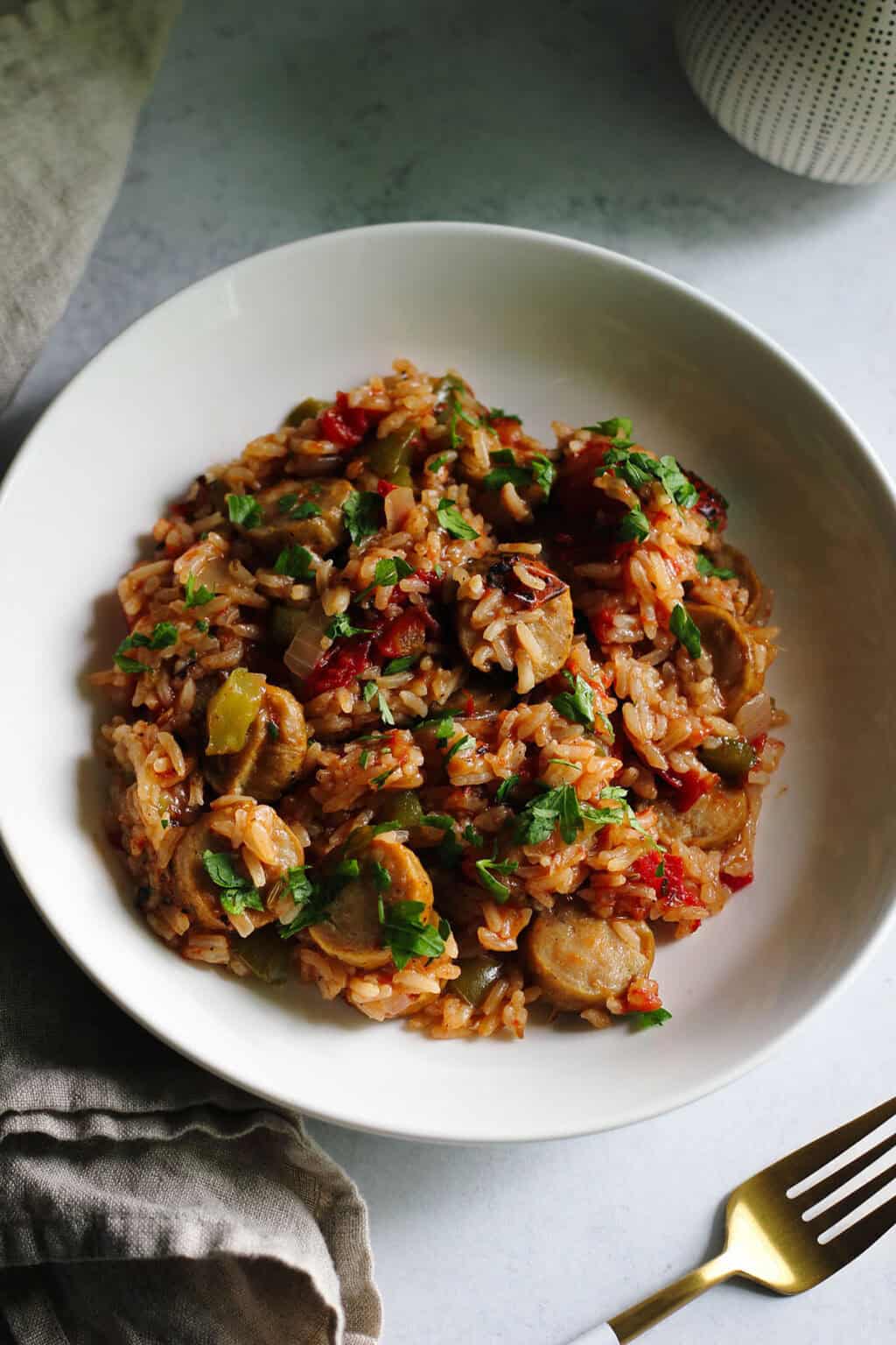 Easy Sausage and Rice Meal - Milk Free Mom