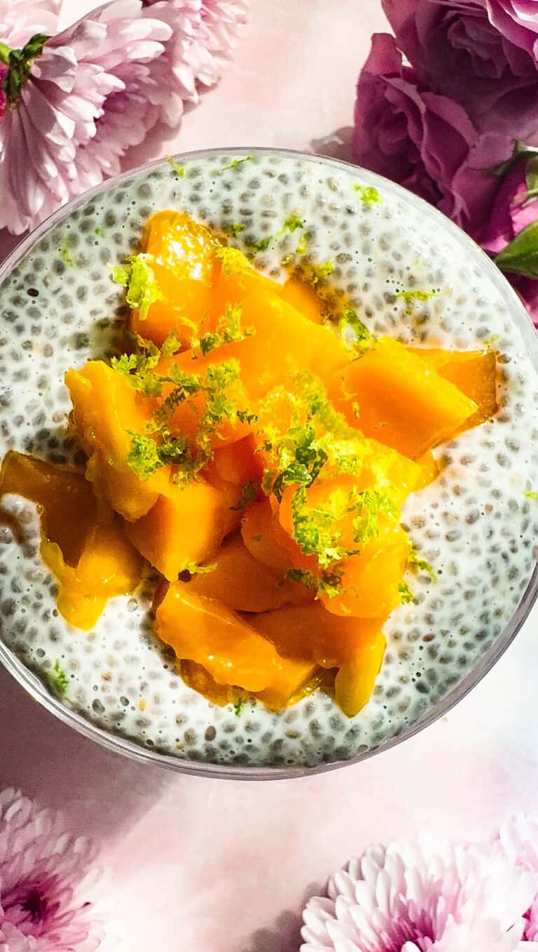 Easy Mango Chia Pudding - Milk Free Mom